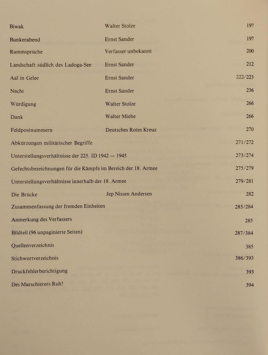 The path of the 225th Infantry Division. – Zeughaus Braun