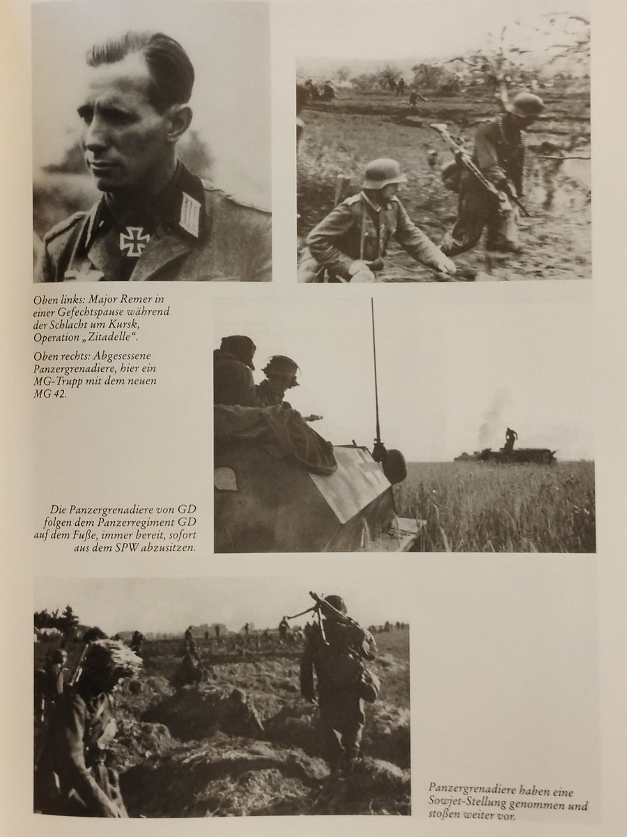 Major General Otto Ernst Remer. Commander of the Führer Escort Divisio ...