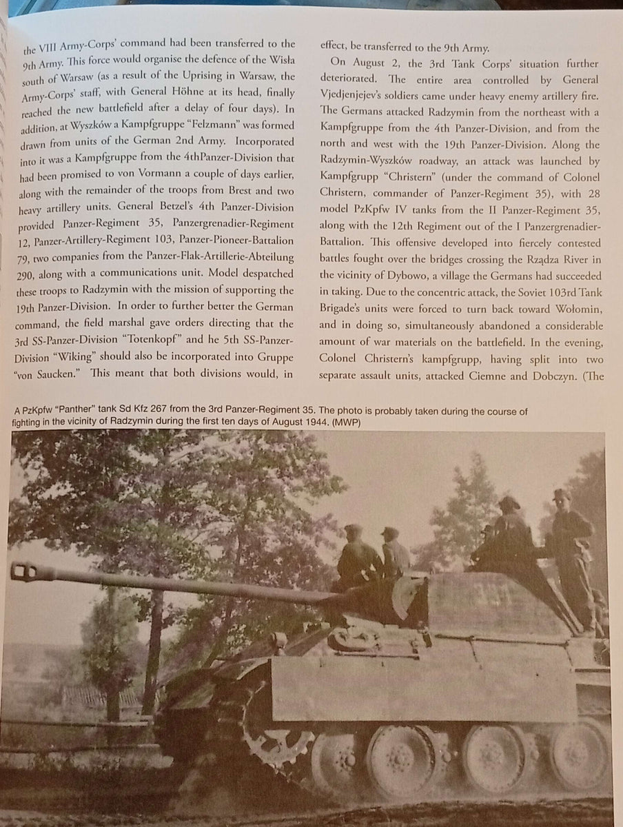Warsaw II : The Tank Battle at Praga July-Sept 1944 - The 4th SS - Pan ...