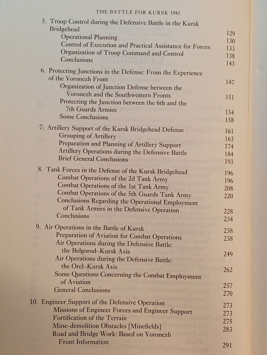 The Battle for Kursk, 1943: The Soviet General Staff Study – Zeughaus Braun