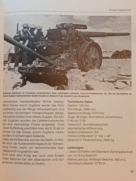 German artillery weapons in the Second World War. – Zeughaus Braun